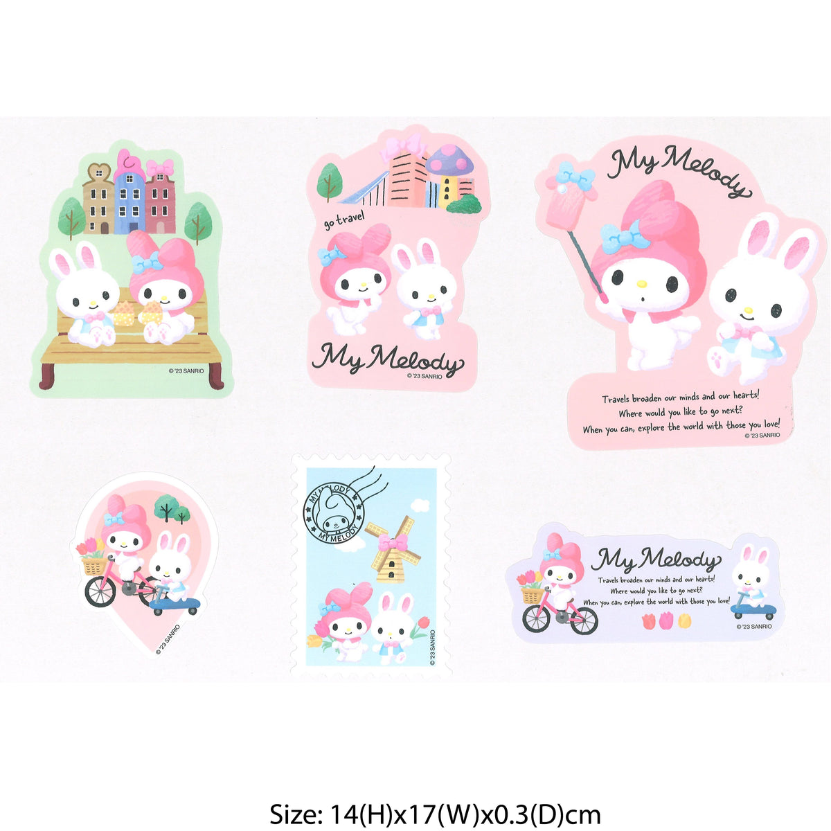 Sanrio My Melody Travel Sticker – Twinkle Glory