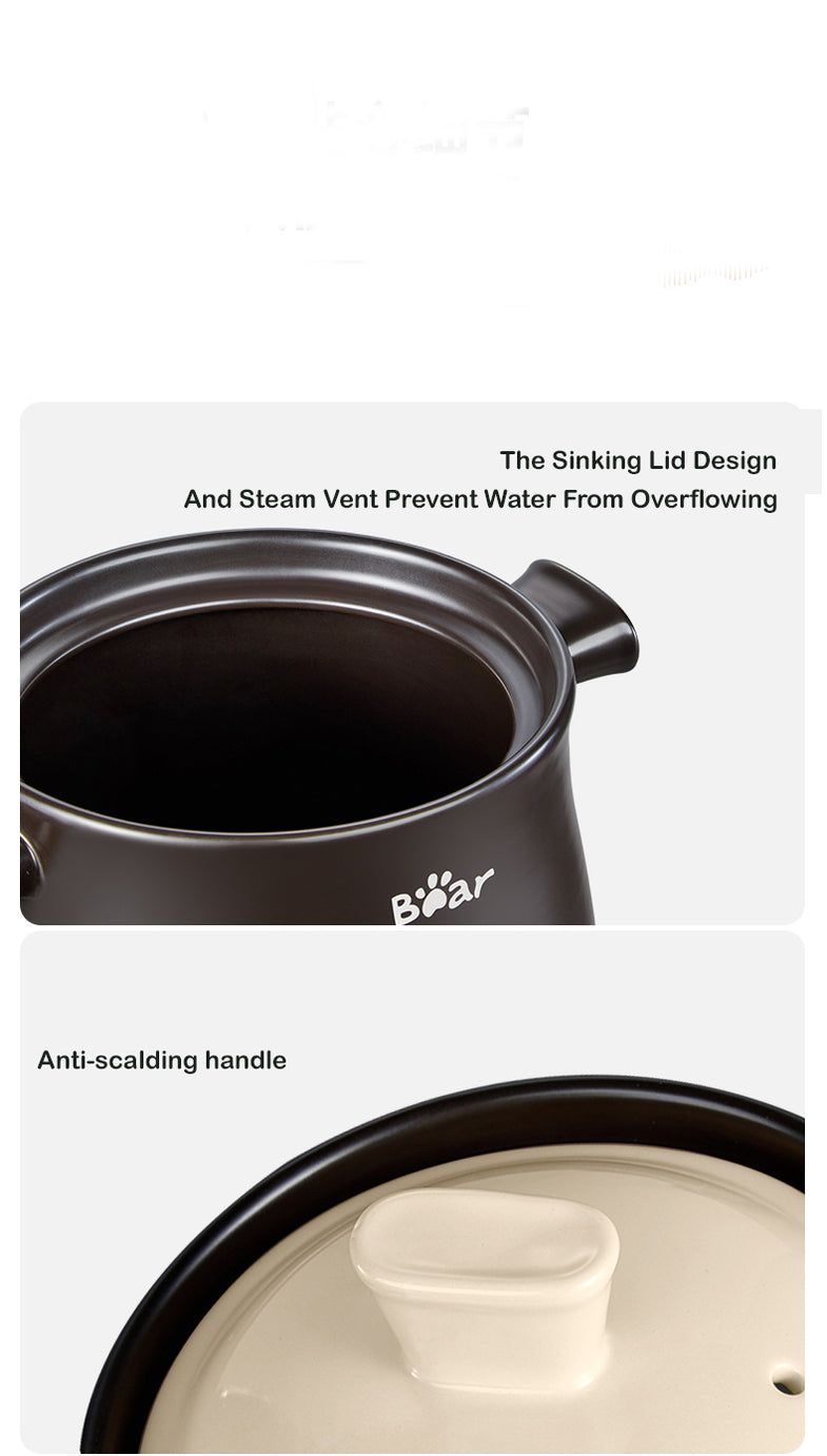 Bear Heat Resistant Spodumene Ceramic Cooking Casserole – Twinkle Glory