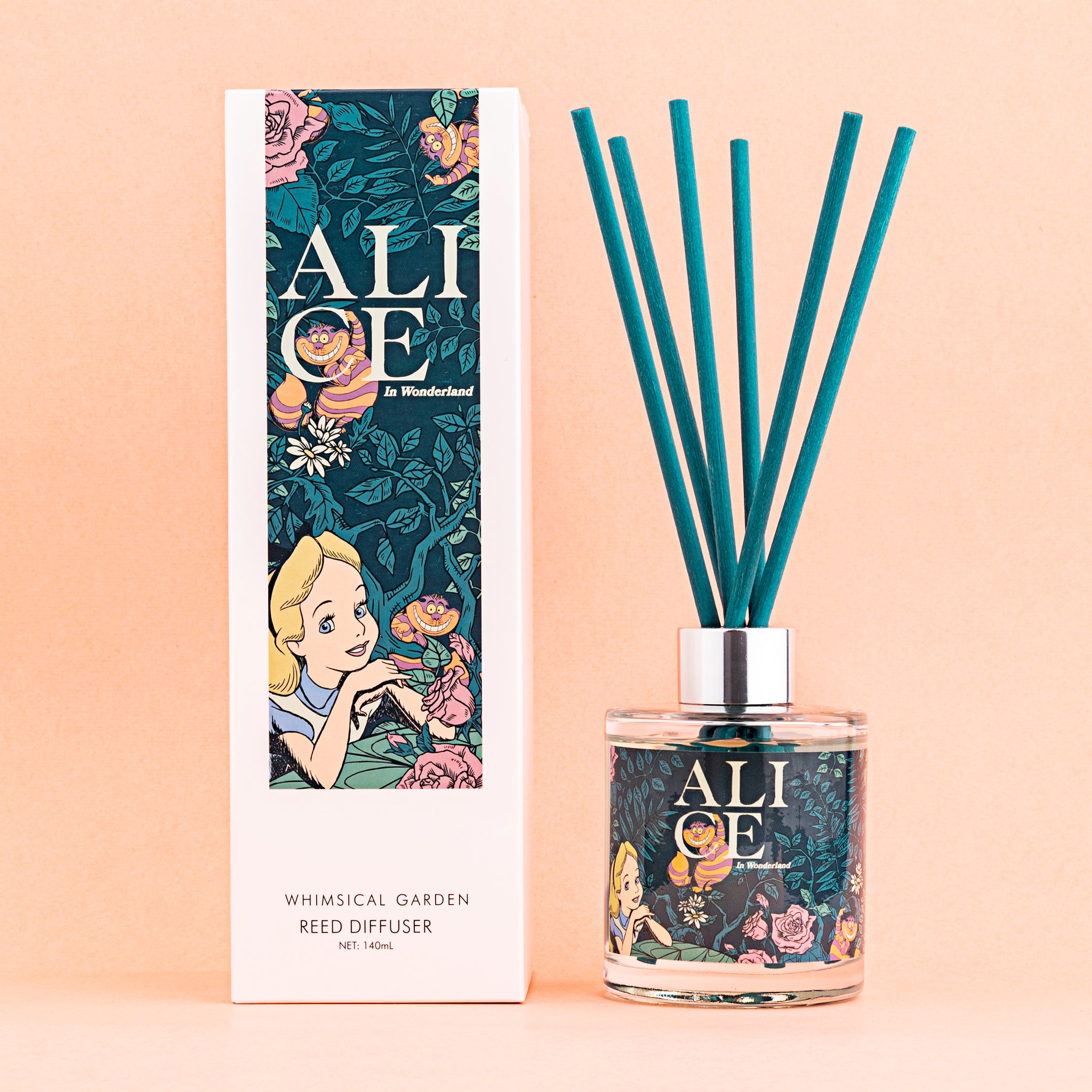 Disney Alice and Cheshire Cat Whimsical Garden Reed Diffuser – Twinkle ...