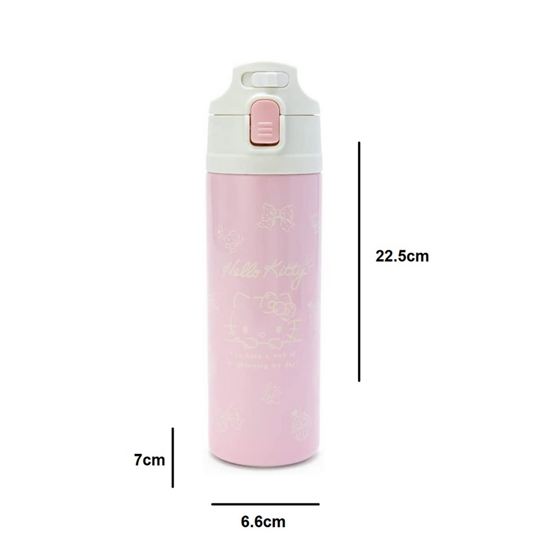 Sanrio Hello Kitty Stainless Steel Thermos Bottle with Locking Lid – Twinkle Glory
