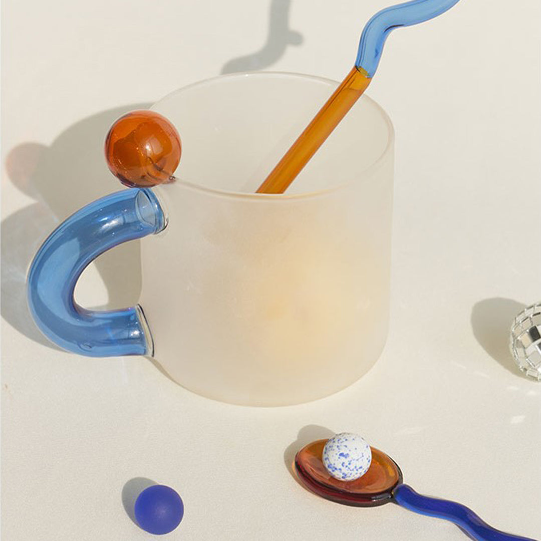 Soremo Creative Candy Ball Blue handle Mug – Twinkle Glory